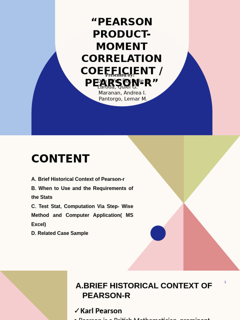 Pearson R | PDF