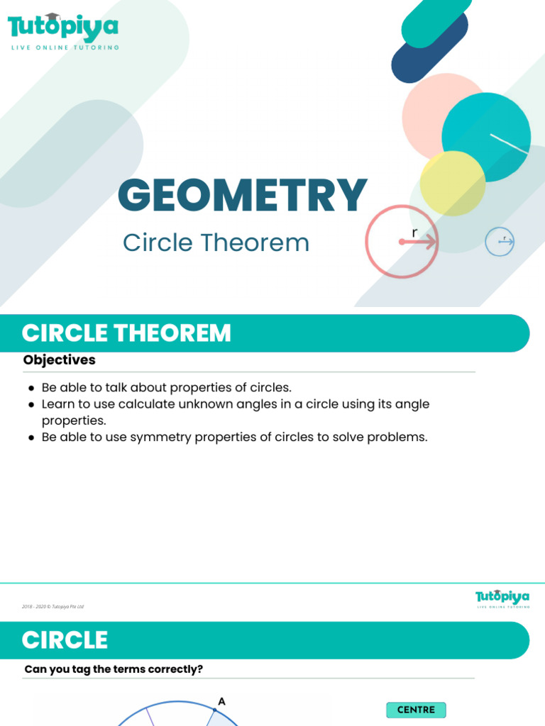 Circle Theorems. | PDF | Circle | Teaching Methods & Materials