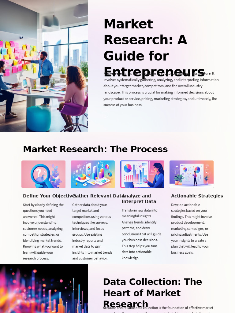 Market Research A Guide For Entrepreneurs | PDF