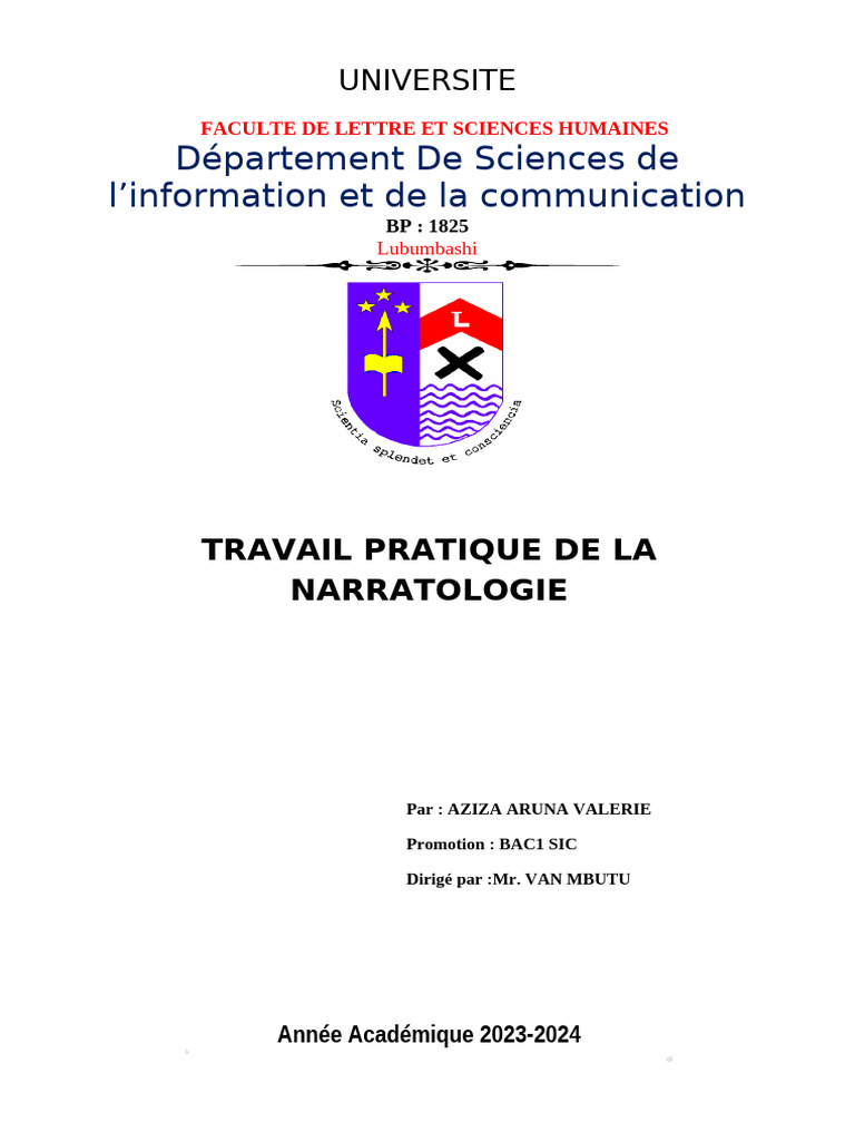 Faculte de Lettre Et Sciences Humaines | PDF