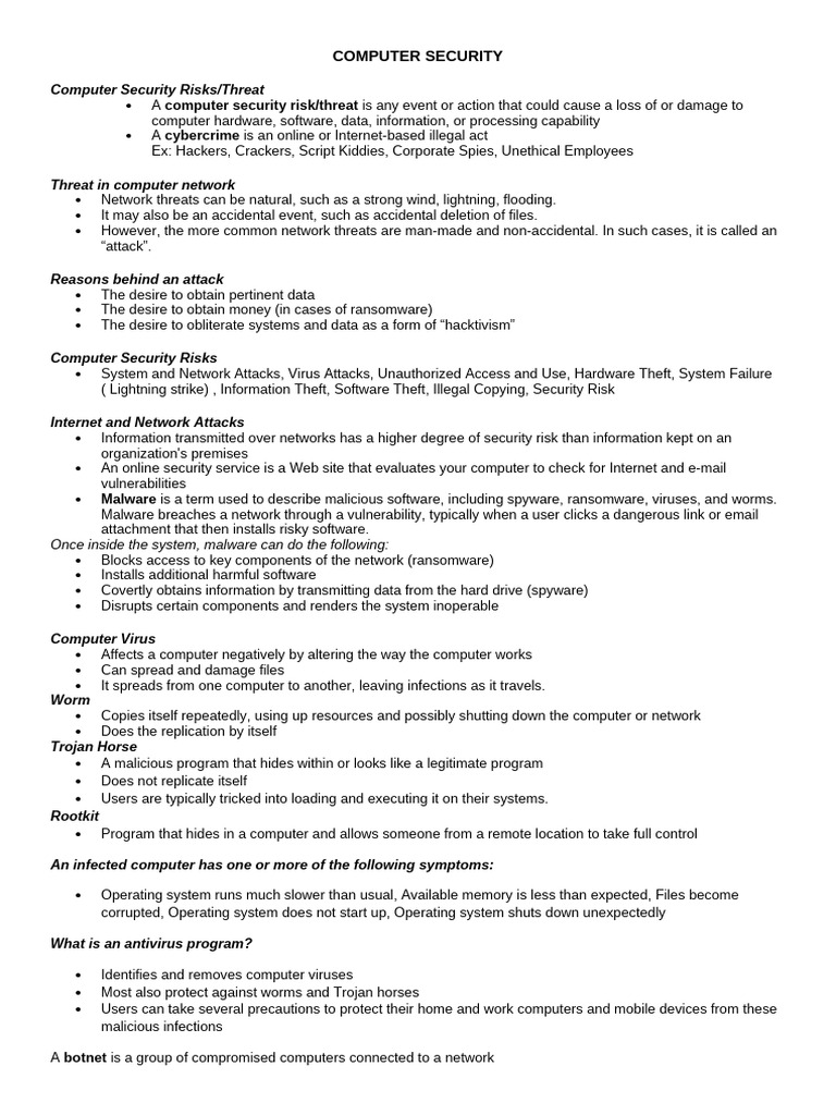 Computer Security | PDF