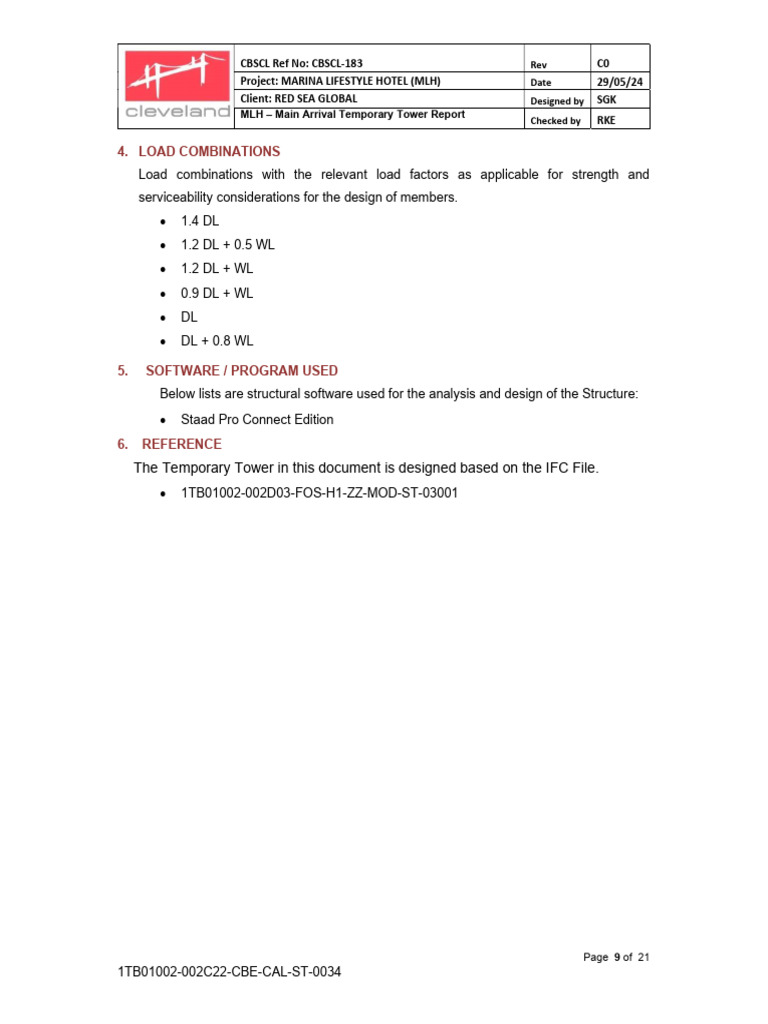 Load Combinations | PDF