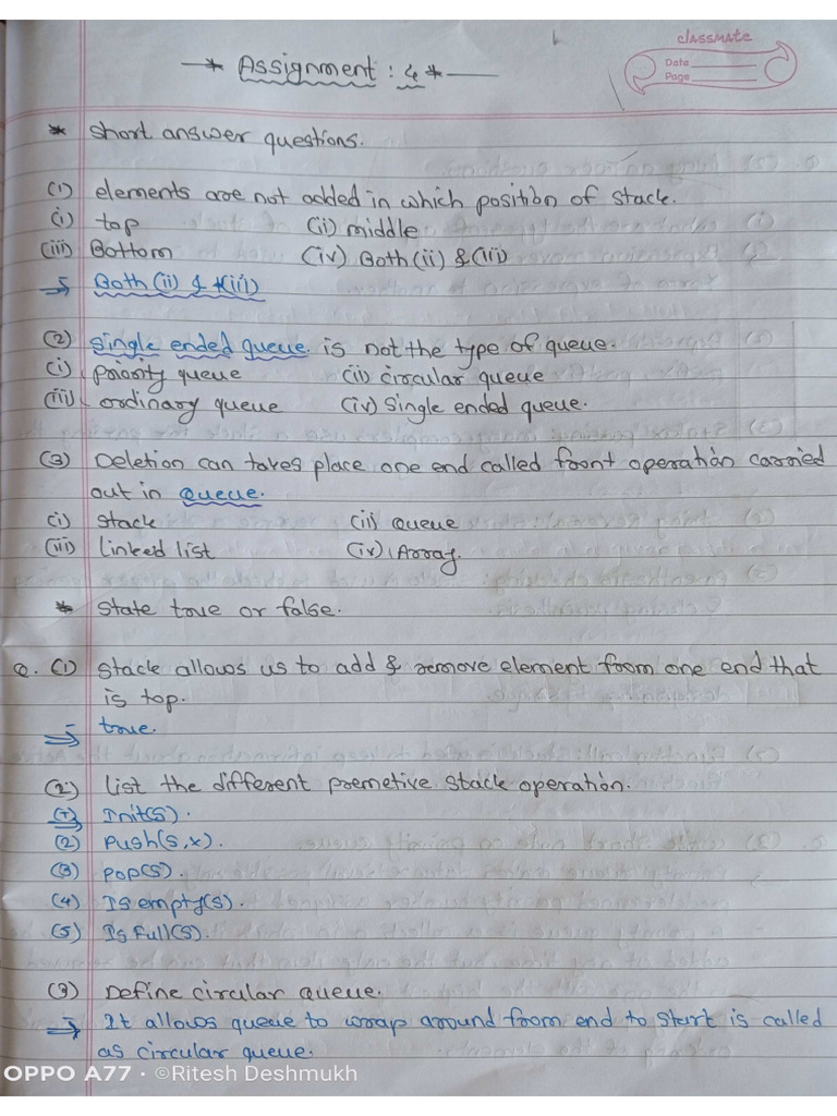 DS Assignment 4. | PDF