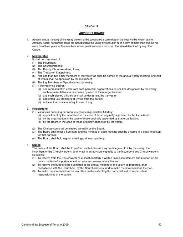 Advisory Board Up-2canon17 | PDF