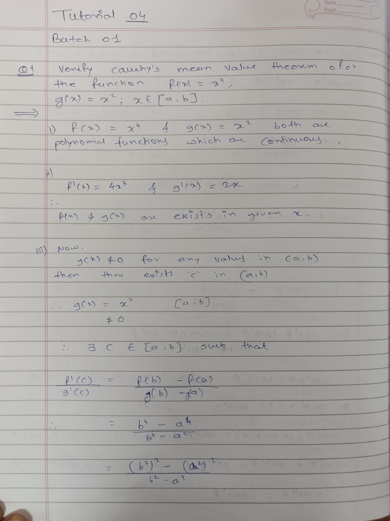 Tutorial 4 Sol. SAHILL | PDF