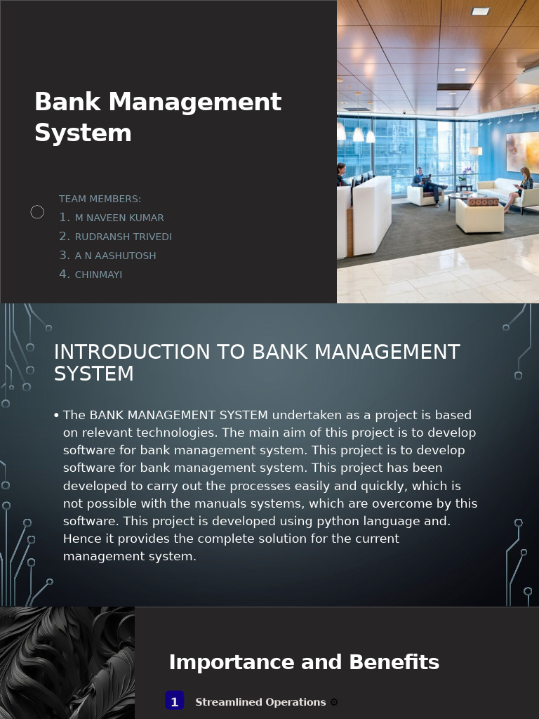 Bank Management System (1) | PDF