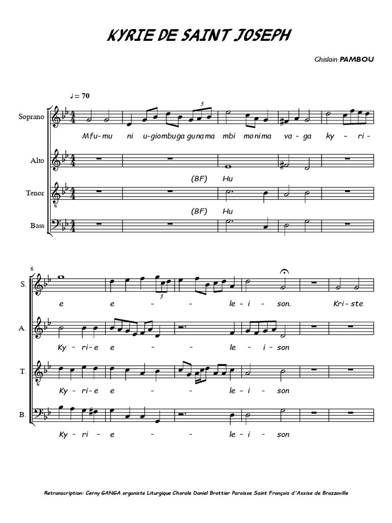 Kyrie de Saint Joseph | PDF