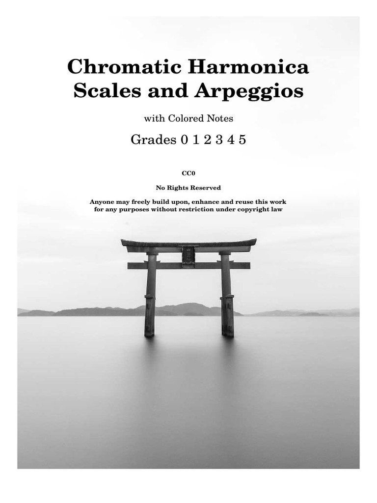 Chromatic Harmonica Scales and Arpeggios Grades 0 1 2 3 4 5 - Colored ...