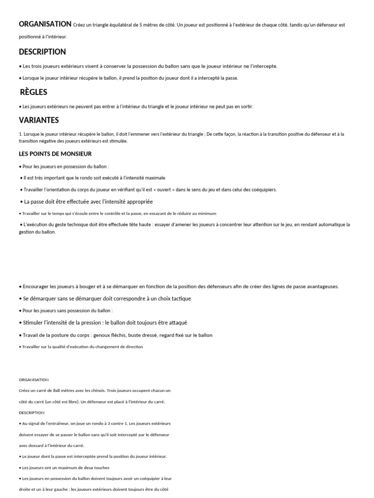 ORGANISATION Créez Un Triangle Équilatéral de 5 Mètres de Côté | PDF
