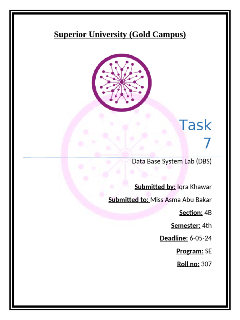 Iqra Khawar 307 SoloLearn (SQL) 4B Section | PDF