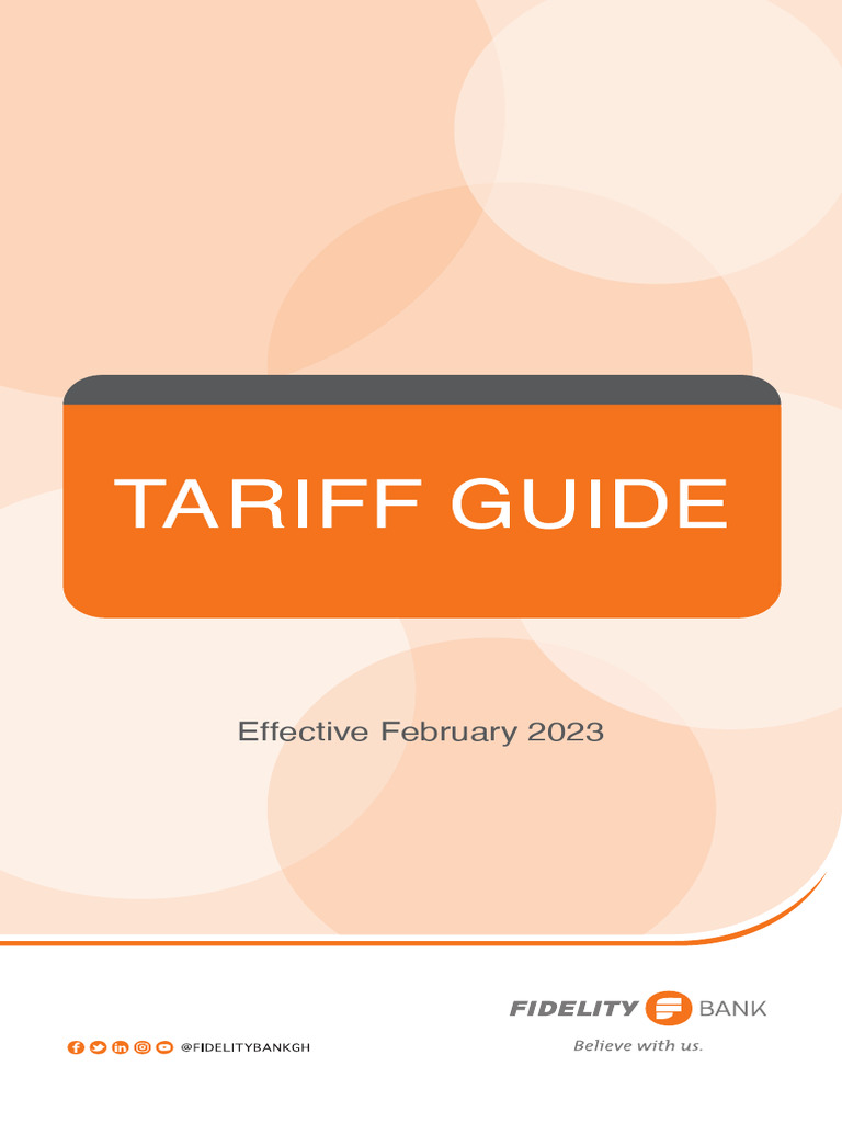 FB Tariff Guide | PDF