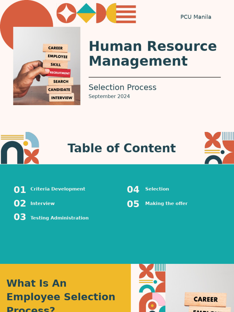 HRM_Selection Process | PDF