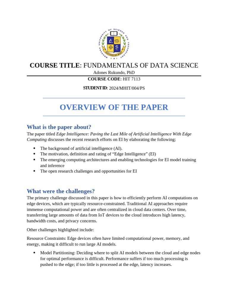 Assignment 1 | PDF