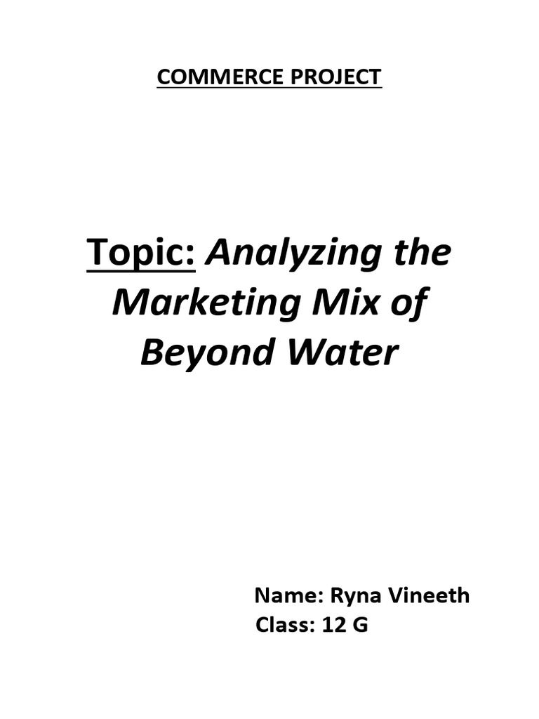 Commerce Project | PDF