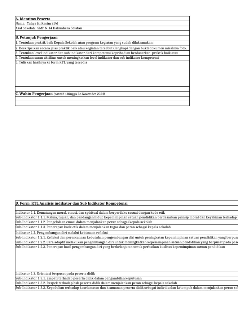 Form RTL (1) Saruma | PDF