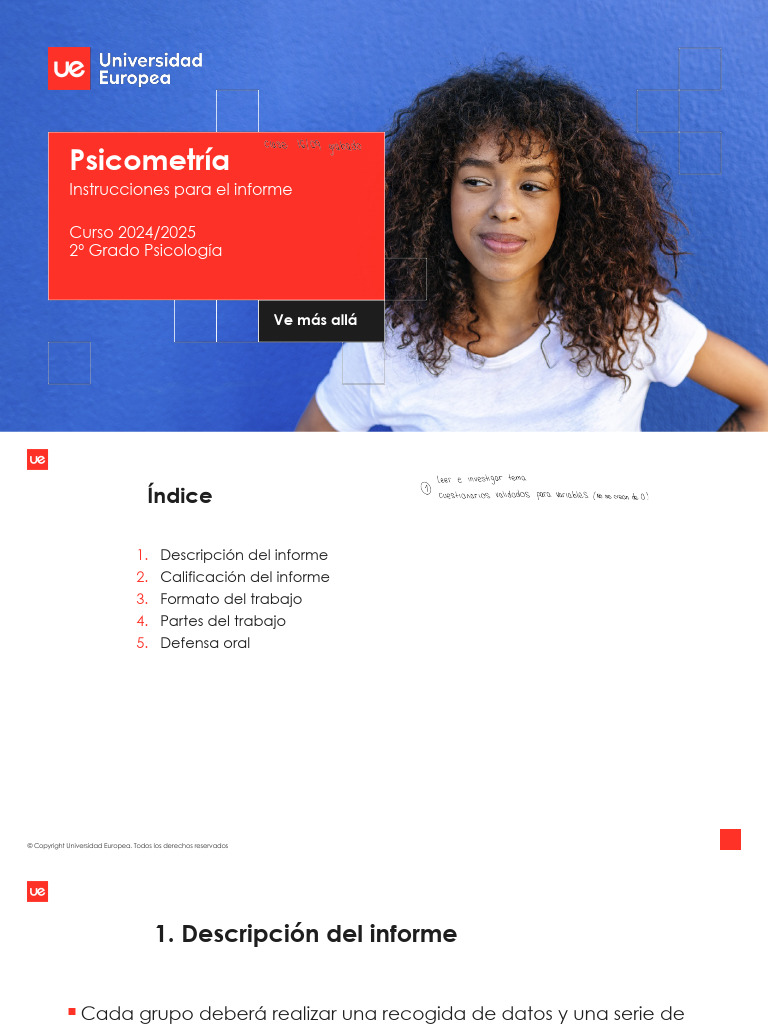 Informe Psicometría | PDF