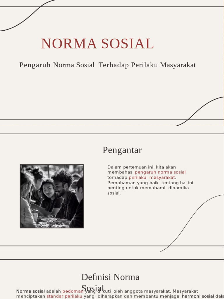 Pertemuan 3 - Norma Sosial | PDF