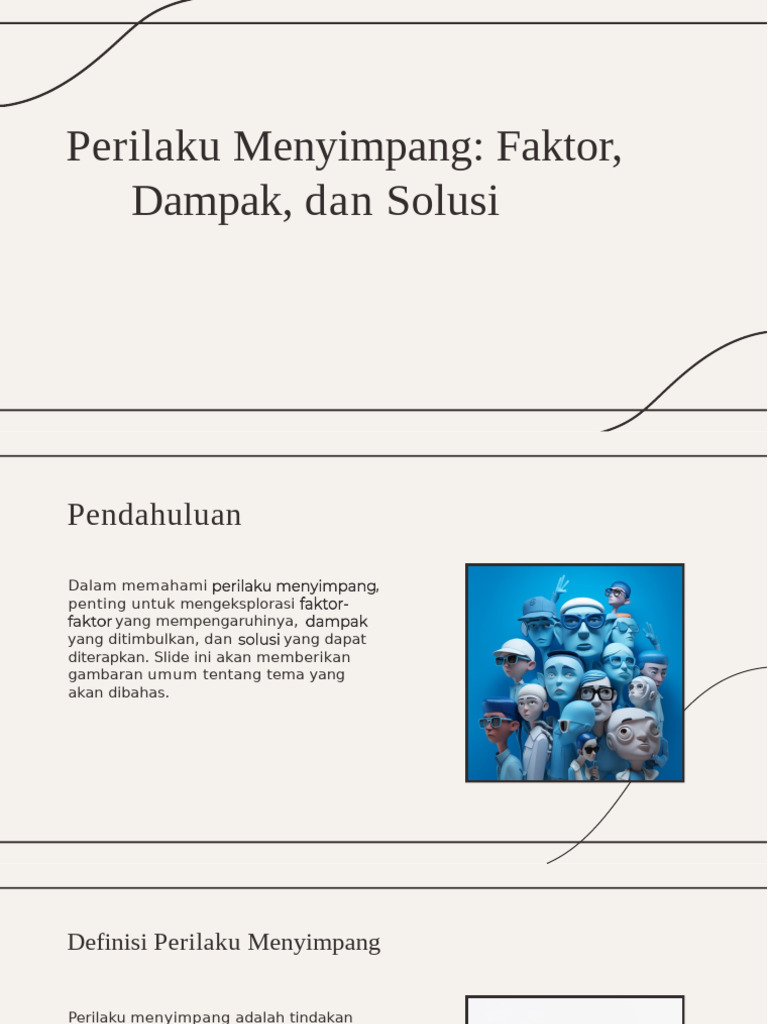 PERTEMUAN 5 - Perilaku Menyimpang | PDF