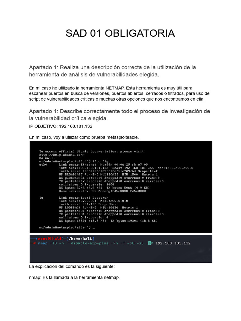 Gil - Bobeda - Marcos - SAD - Tarea01 Patito Guapo | PDF