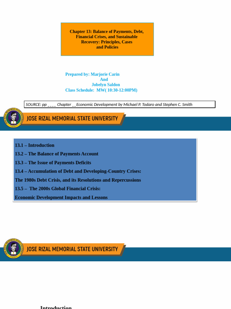 CHAPTER 13 Economic Development | PDF
