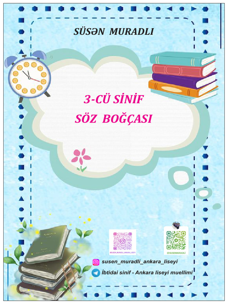 3-Cu Sinif Soz Bogcasi - Susen Muradli | PDF