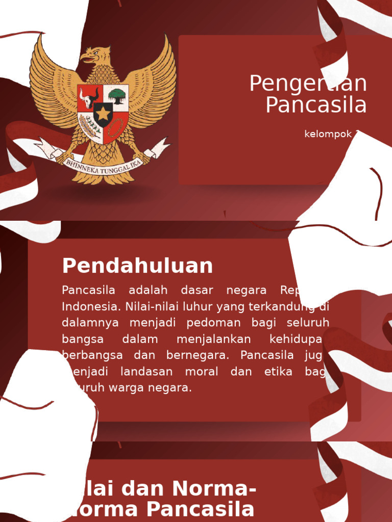 Kel 1 Pengertian Pancasila | PDF