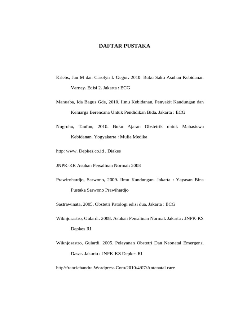 Daftar Pustaka Eci | PDF