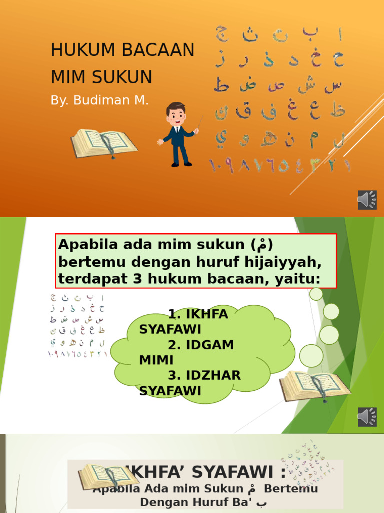 Materi Hukum Bacaan Mim Sukun | PDF