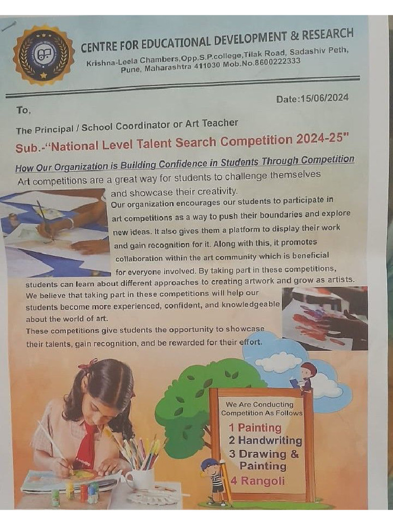 National Level Talent Search Competition 2024-2025 | PDF