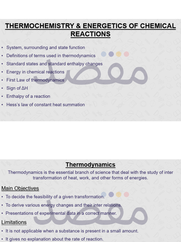 Thermochemistry: Energy & Reactions | PDF | Chemical Reactions ...