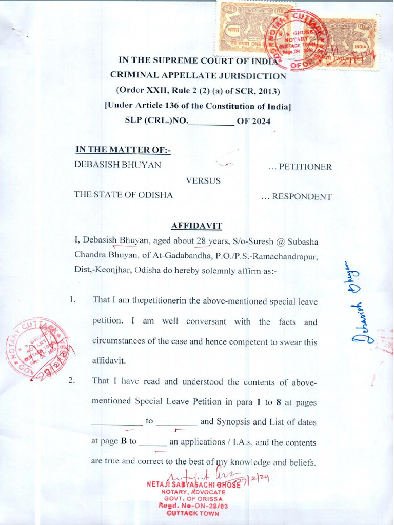 Affidavit IA | PDF