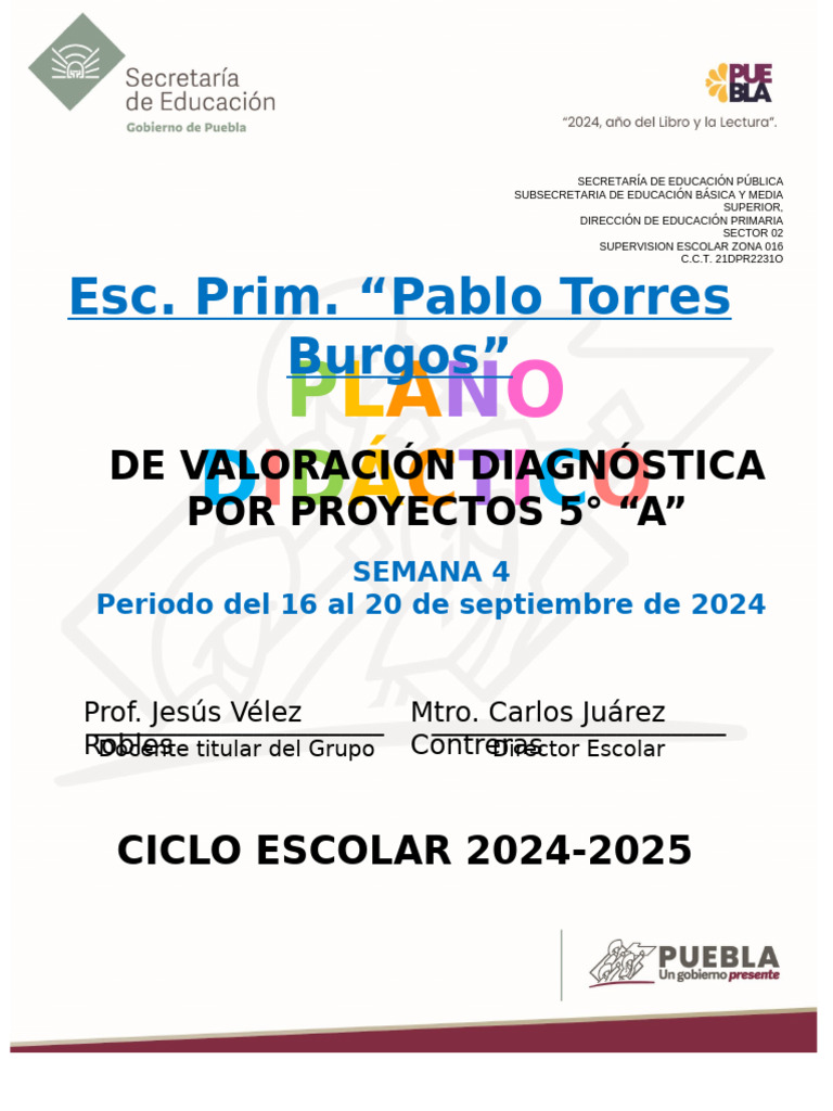 5° Sem4 Word Planeación Proyectos Darukel 24-25 | PDF | Evaluación | Biodiversidad