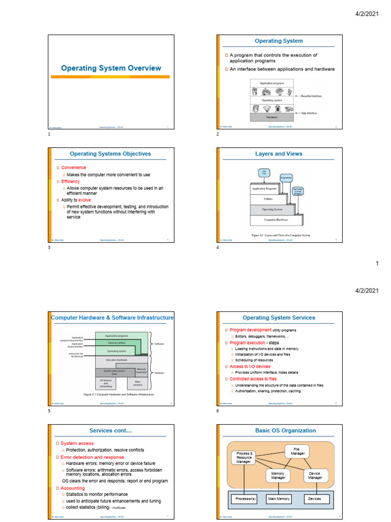 L02 OS Principles | PDF