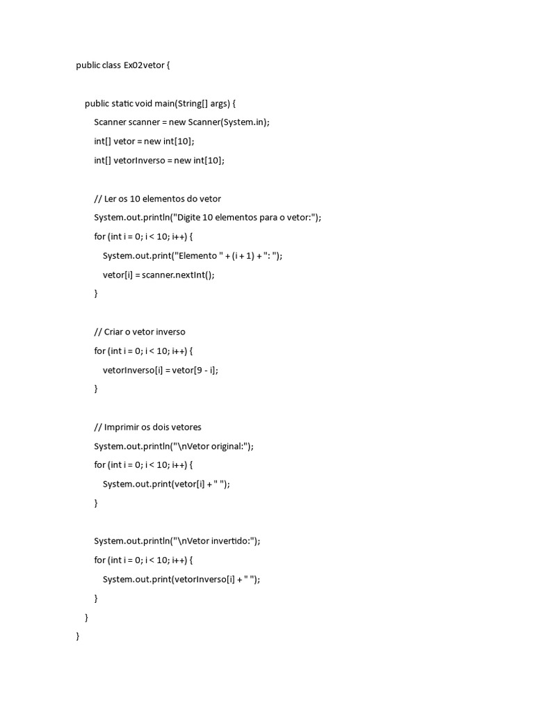 Public Class Ex02vetor | PDF Public Class Ex02vetor | PDF