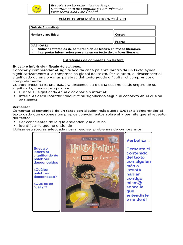 Guía EV 8° 2.0 | PDF