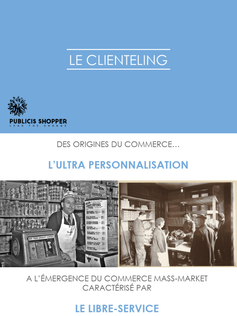 12 exemples de clienteling par Publicis Shopper | PDF