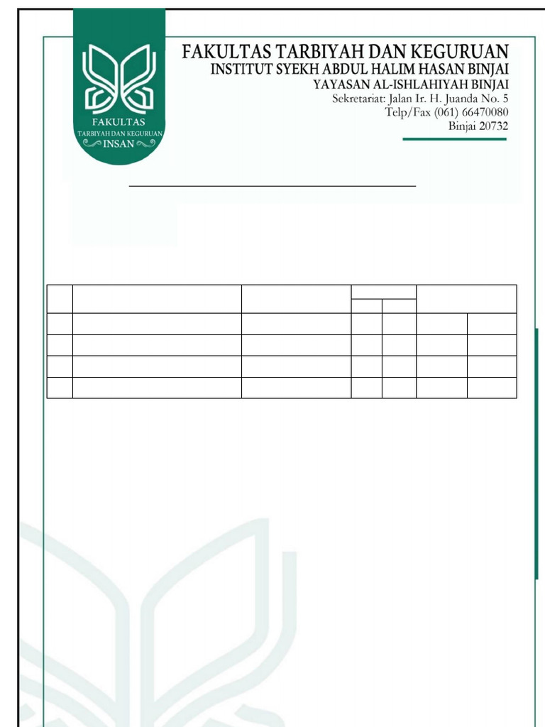 Blangko Nilai Ayu | PDF