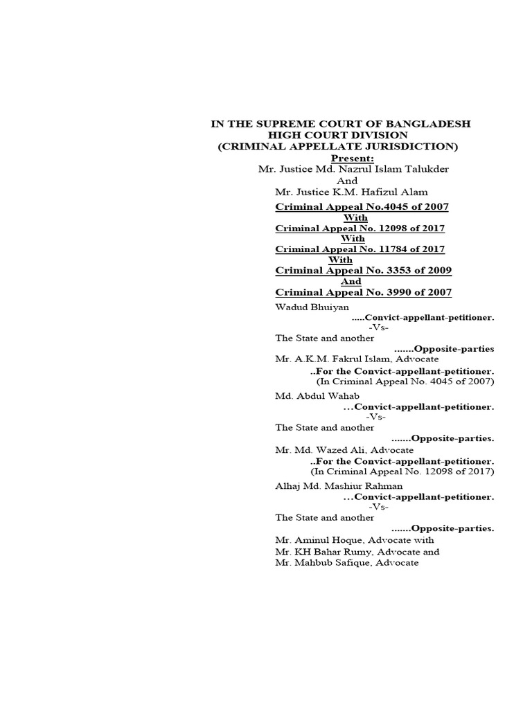 CRL Appal 4045 2007 | PDF