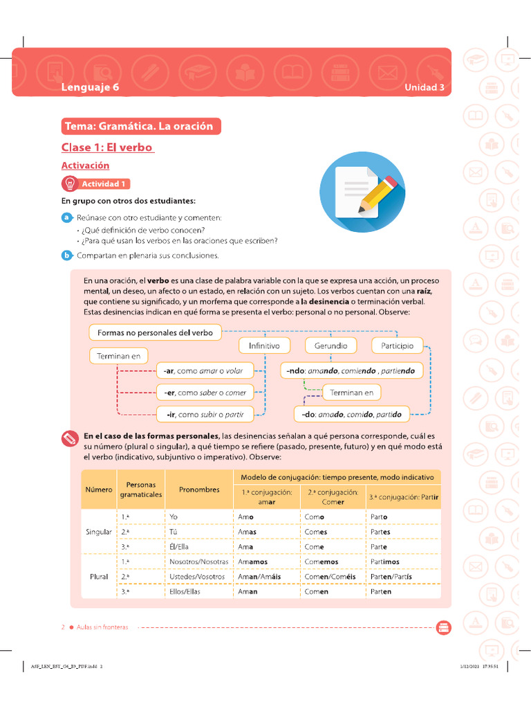 El Verbo 6-8 Español | PDF