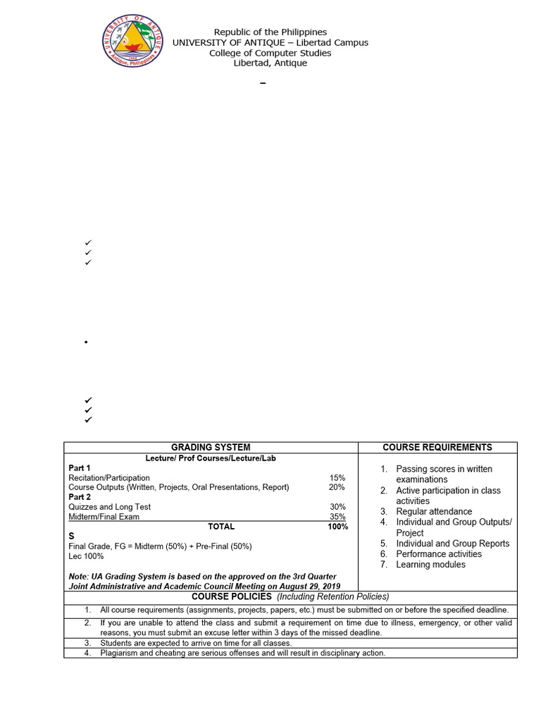 Course Outline GEC 3 | PDF | Globalization | Sustainability