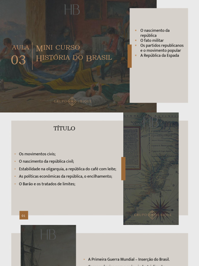 Curso Gratuito Reta Final - Hist Ria Do Brasil - Rodrigo Fonseca - Slides - Aula 03 | PDF