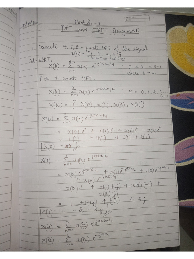 DSP Assignment | PDF