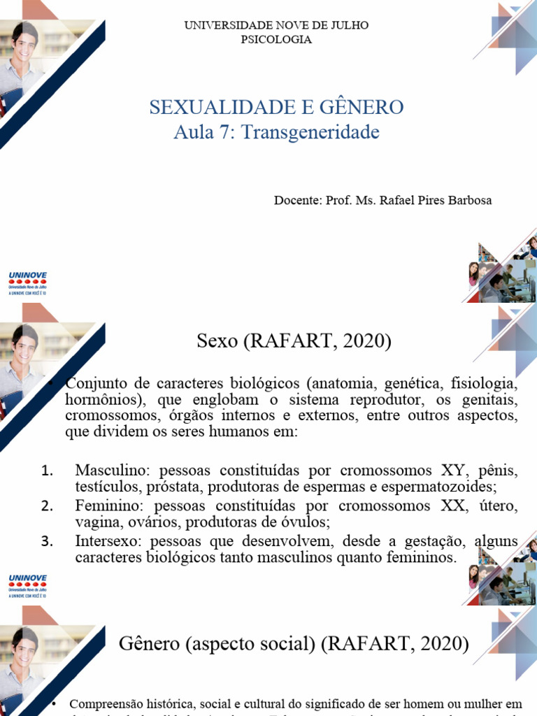 SE Aula7 Transgeneridade | PDF