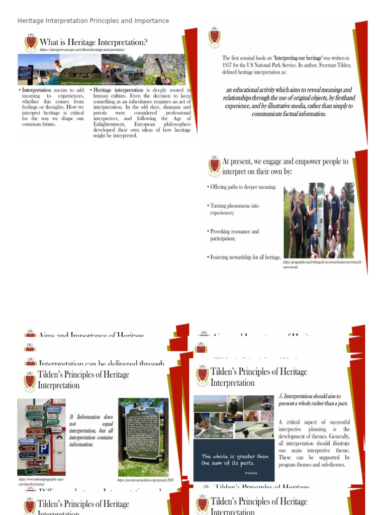 Introduction to Heritage Interpretation | PDF