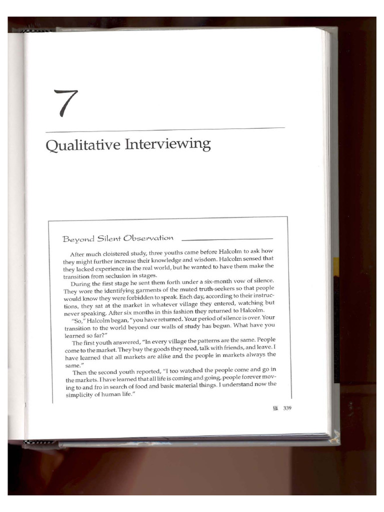 Patton 2002 Qualitative Interviewing | PDF