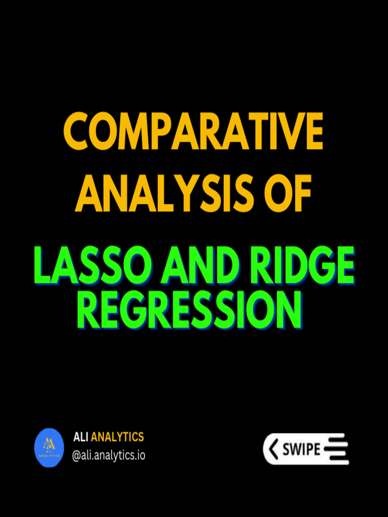 LASSO AND RIDGE Regression | PDF