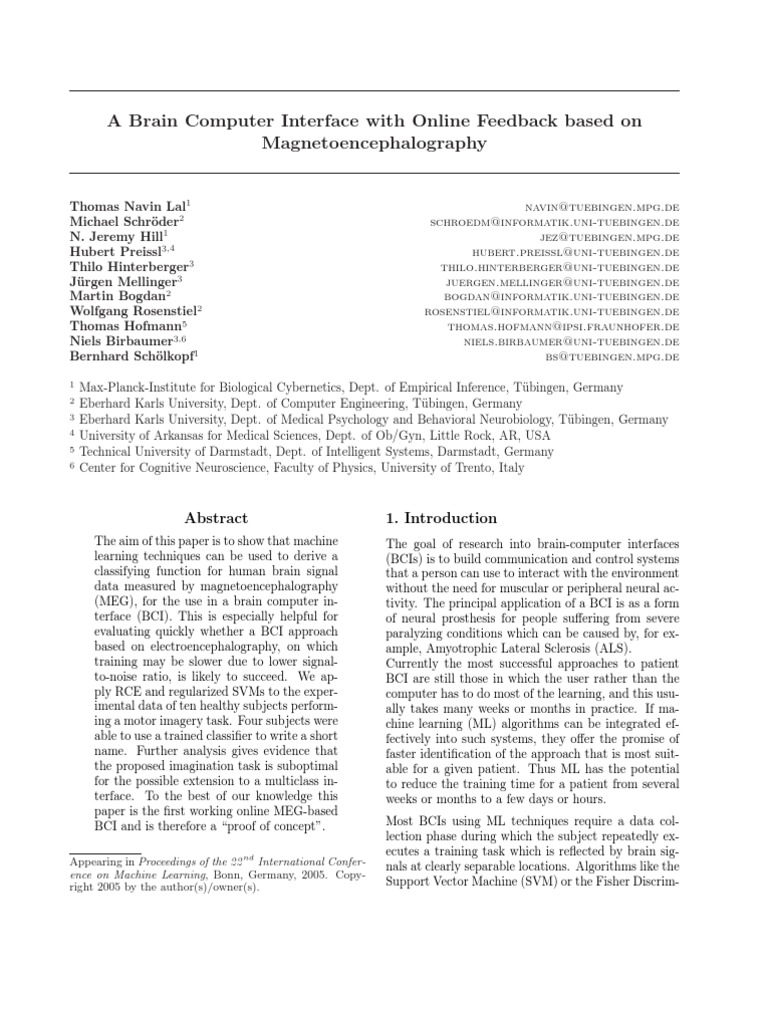 Thomas Navin Lal Et Al - A Brain Computer Interface With Online ...