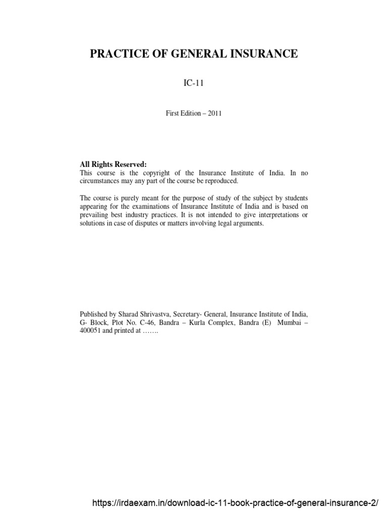 Practice of Insurance | PDF | Insurance | Underwriting