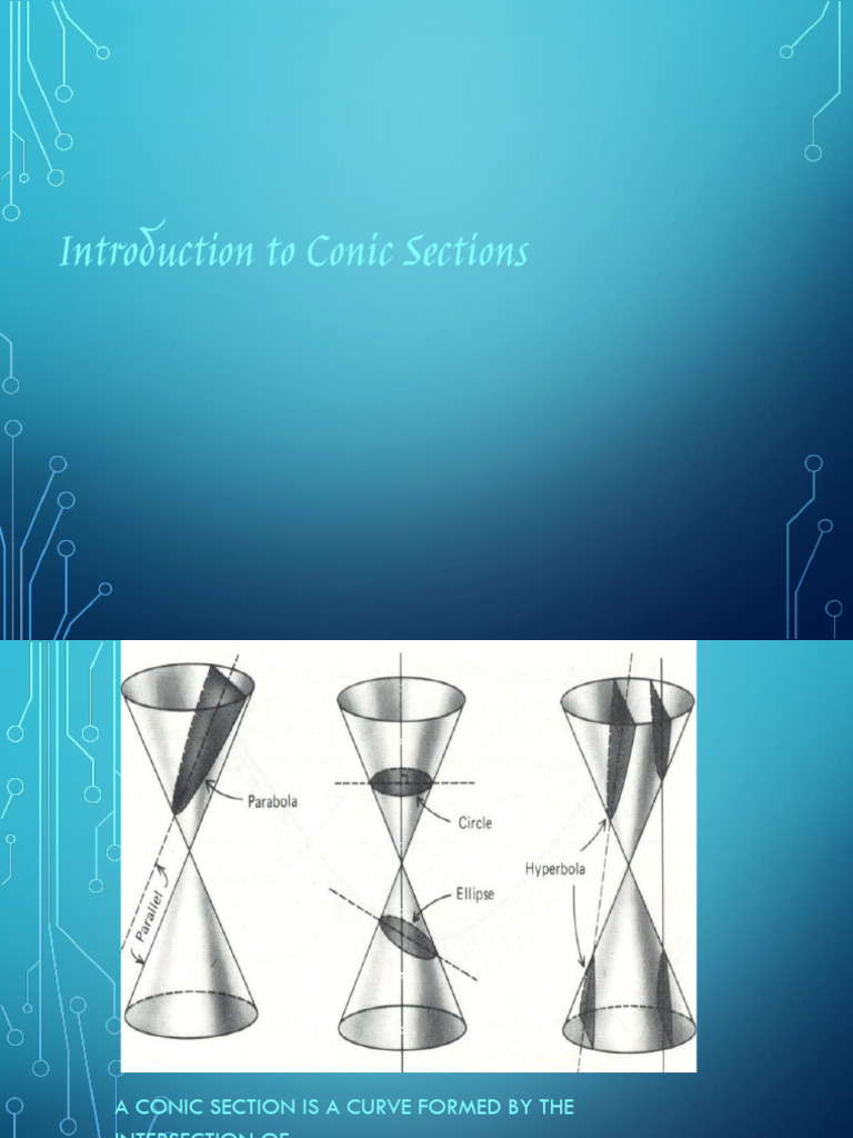 1 Conics | PDF | Ellipse | Science & Mathematics
