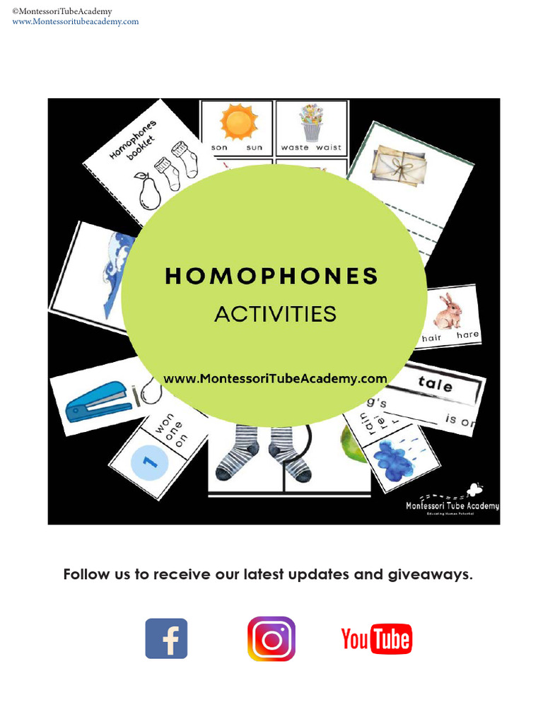 Homophones | PDF